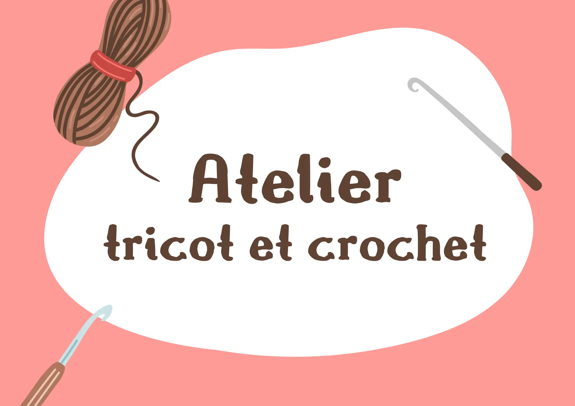 Atelier tricot et crochet